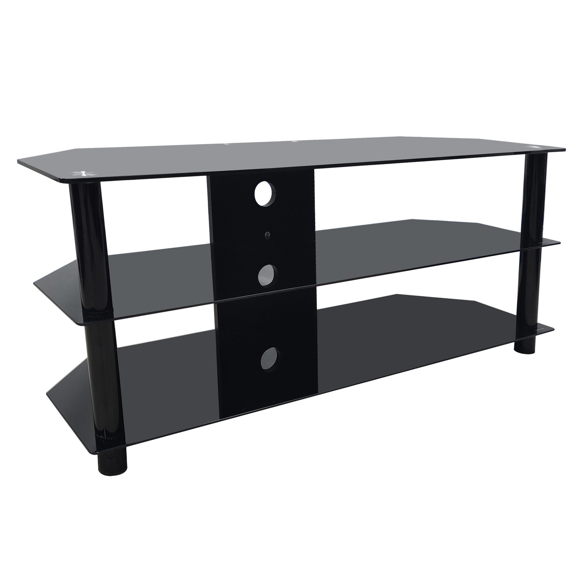 Essentials 1200 TV Stand Black - Romerils Jersey