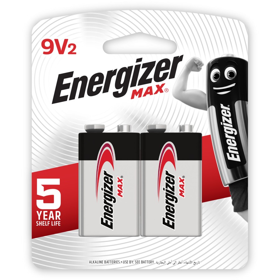 Energizer 9V Batteries Pack Of 2 - Romerils Jersey