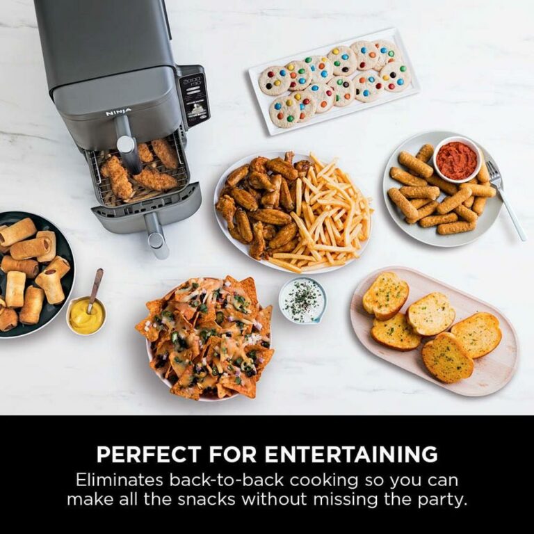 Ninja SL400UK Double Stack XL 2-Drawer 9.5L Air Fryer - Grey - Romerils ...