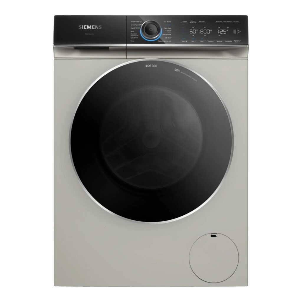 Siemens WG56B2ATGB iQ700 10kg 1600 Spin Washing Machine - Silver ...