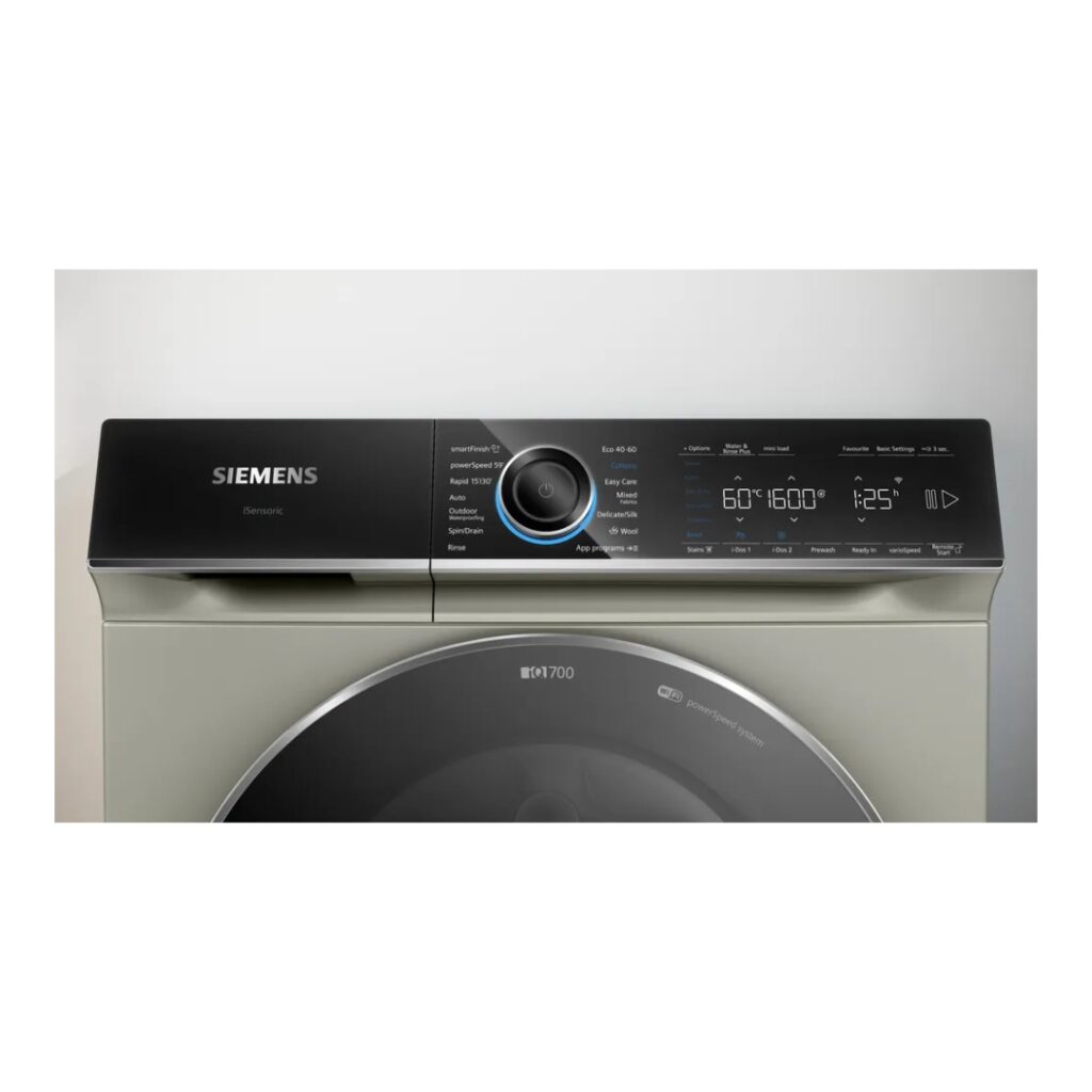 Siemens WG56B2ATGB iQ700 10kg 1600 Spin Washing Machine - Silver ...