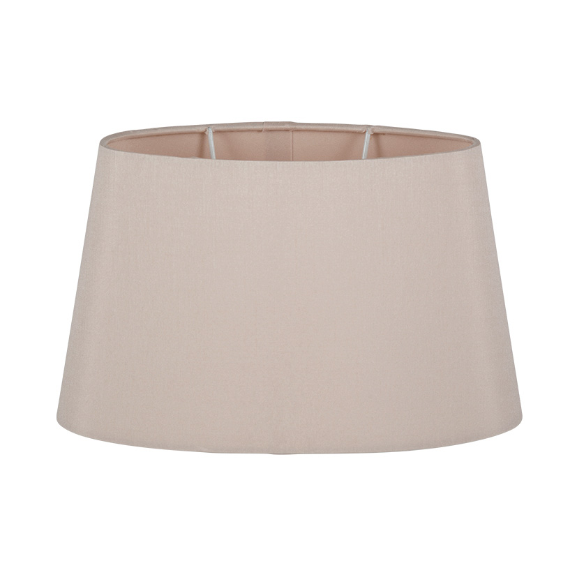 Pacific Martha 45cm Taupe Faux Silk Ellipse Tapered Shade 36-036-18TA ...