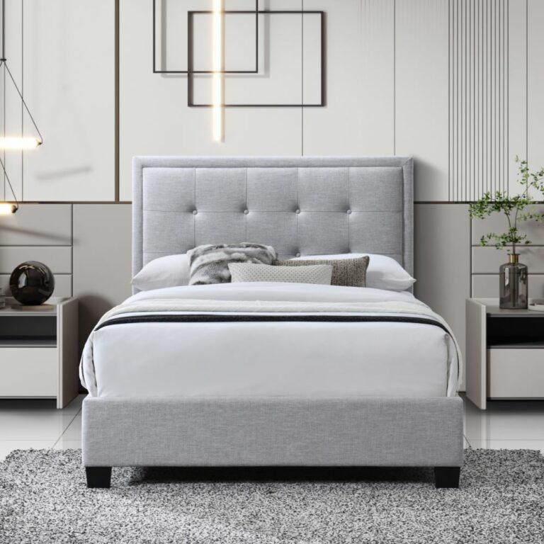 Grafton Static Bed in Mambo Stone - Small Double 4'0 - Romerils Jersey