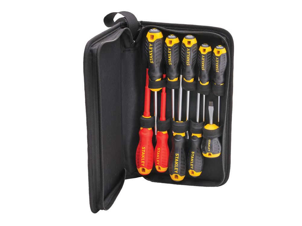 Stanley 10 Piece Screwdriver Set - Romerils Jersey